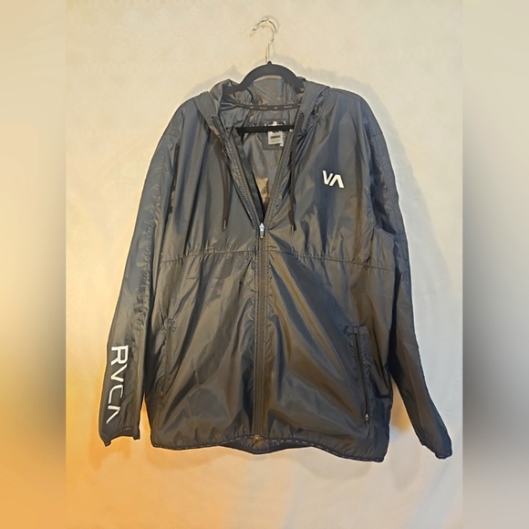 RVAC | Jackets & Coats | Rvca Hexstop Iv Jacket Mens Black Lightweight ...